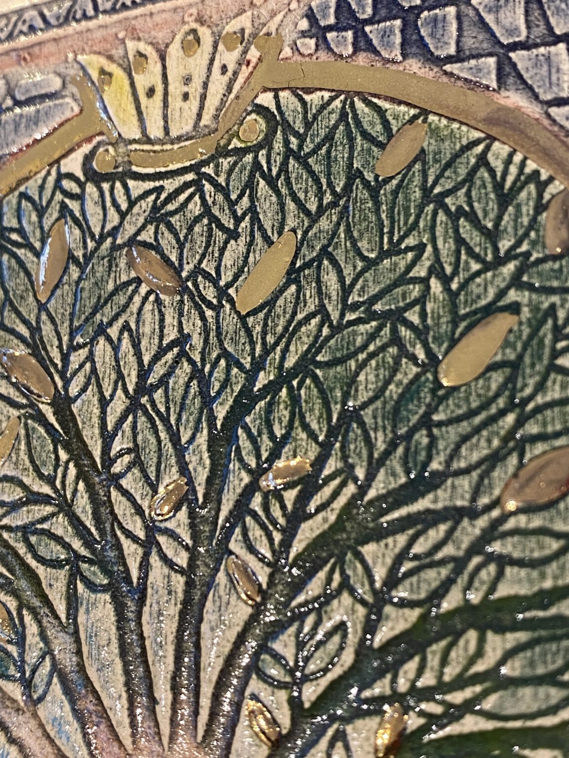 TREE OF LIFE – Handmade ceramic plaque – Amir rom